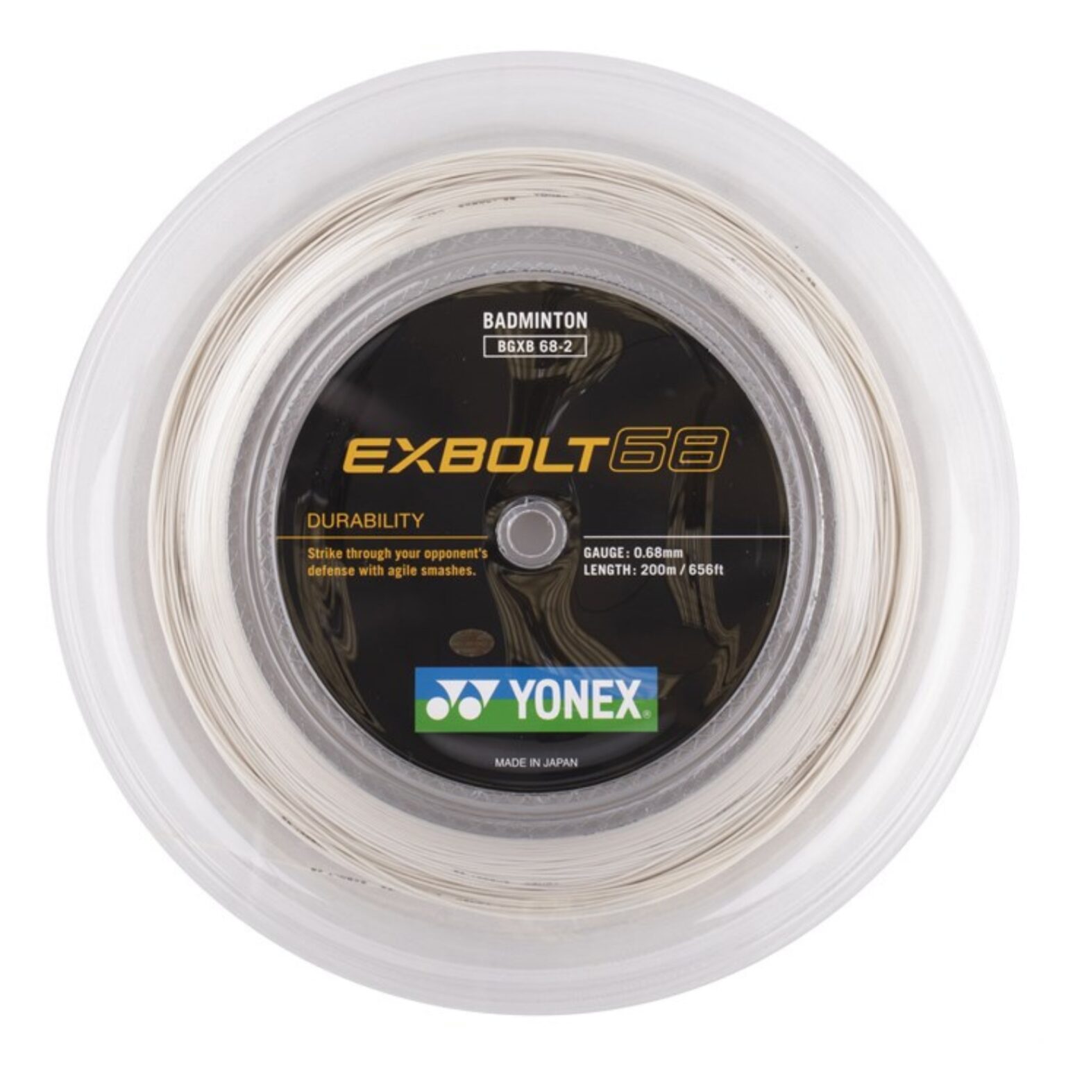 Yonex Exbolt 68 White 200m | Corde de badminton!