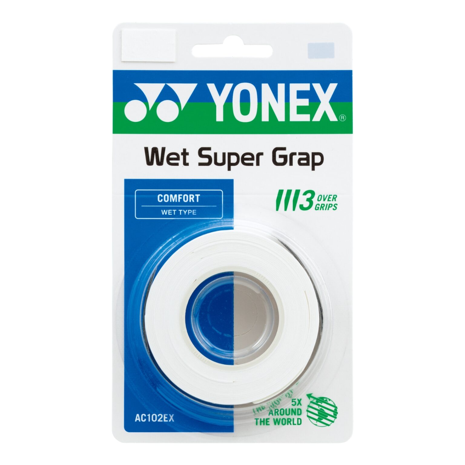 Yonex Super Grap 3-Pack White - Badminton Shop