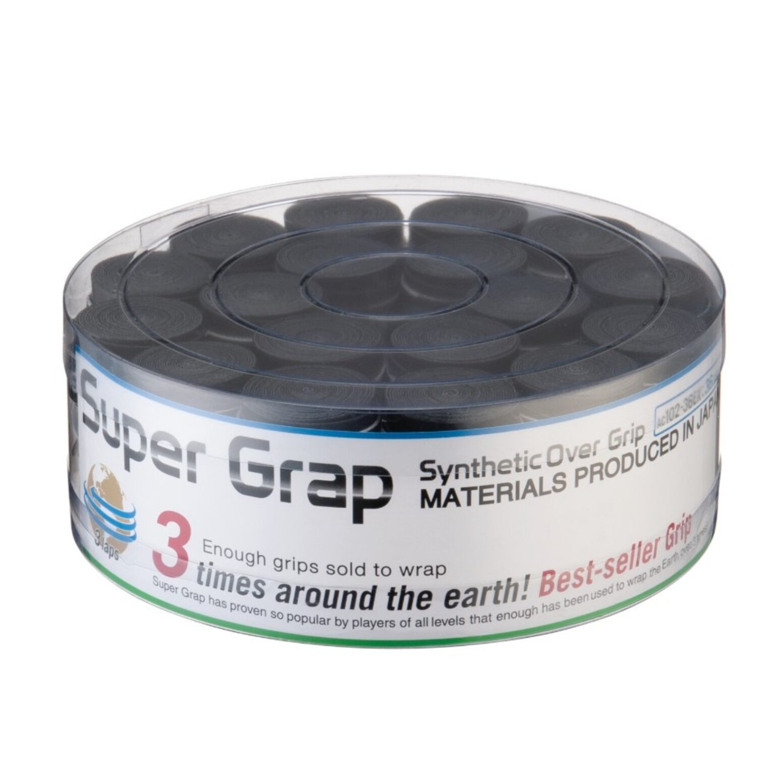 Yonex Super Grap 36-Pack Black | Surgrip → Achetez