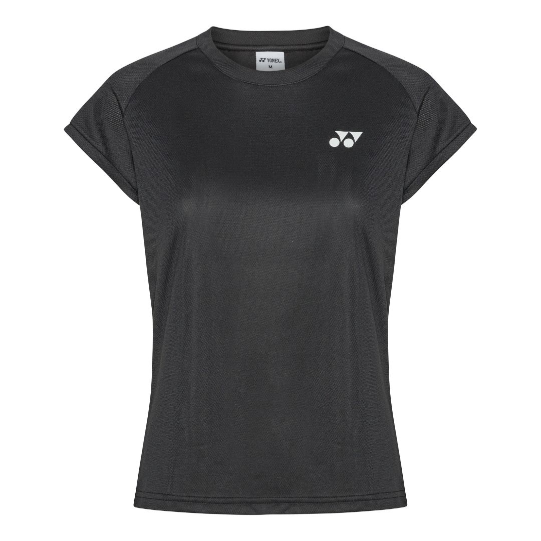 Yonex Basic Girls T-shirt Black - Badminton Shop