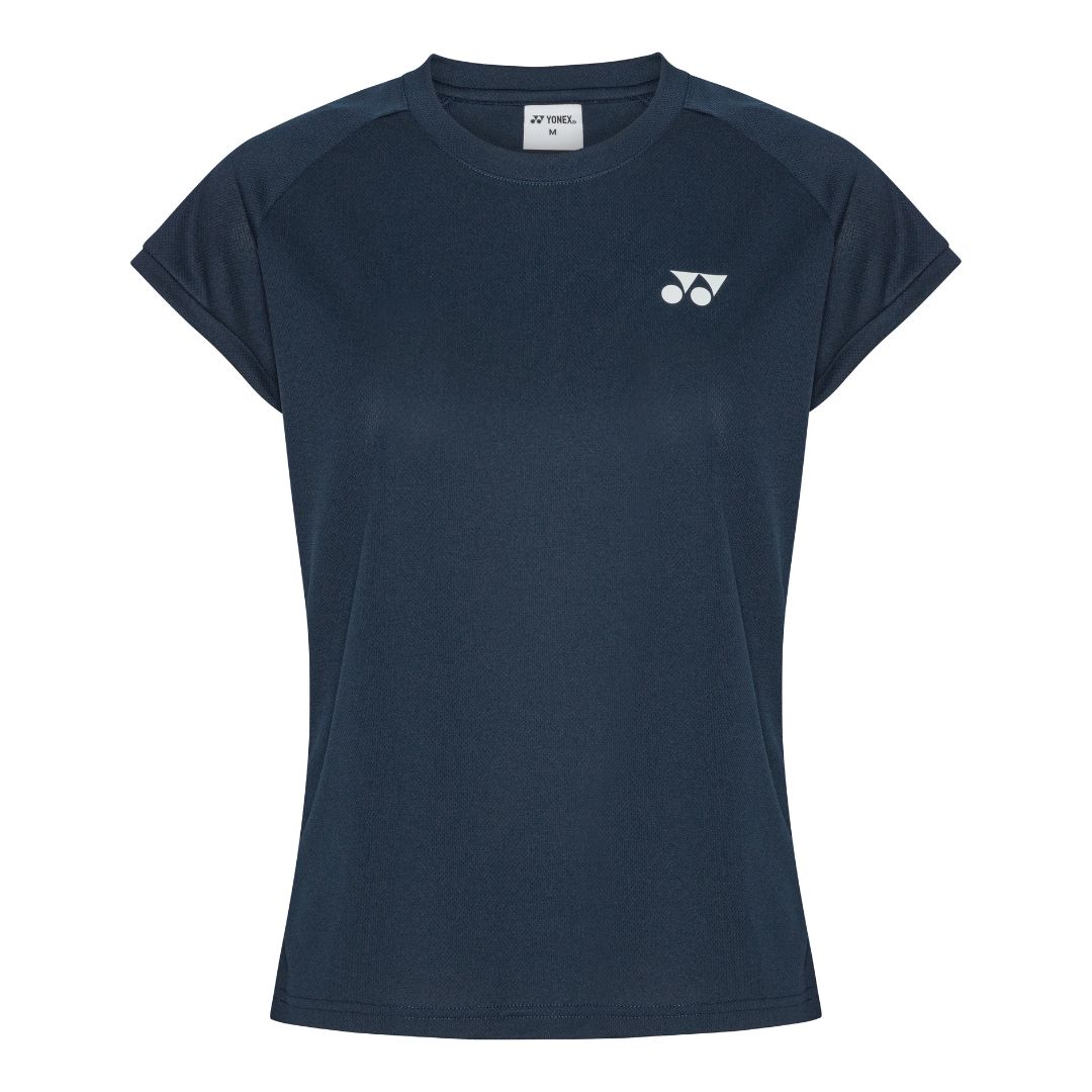 Yonex Basic Girls T-shirt Navy Blue - Badminton Shop
